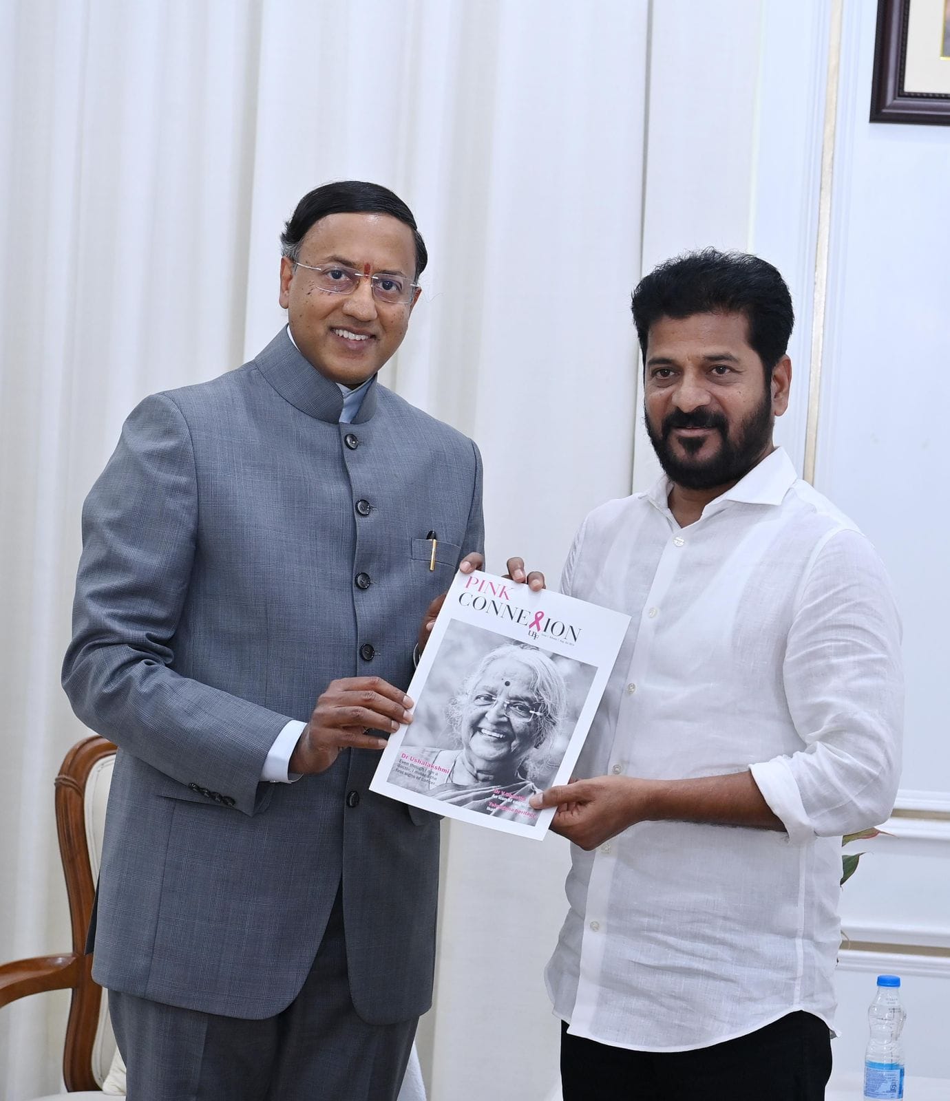 Dr. Raghu Ram Pillarisetti met CM – Telangana State Portal